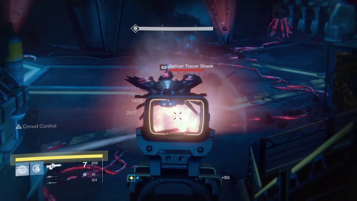 Splicer Tracer Shank - Destinypedia, the Destiny wiki