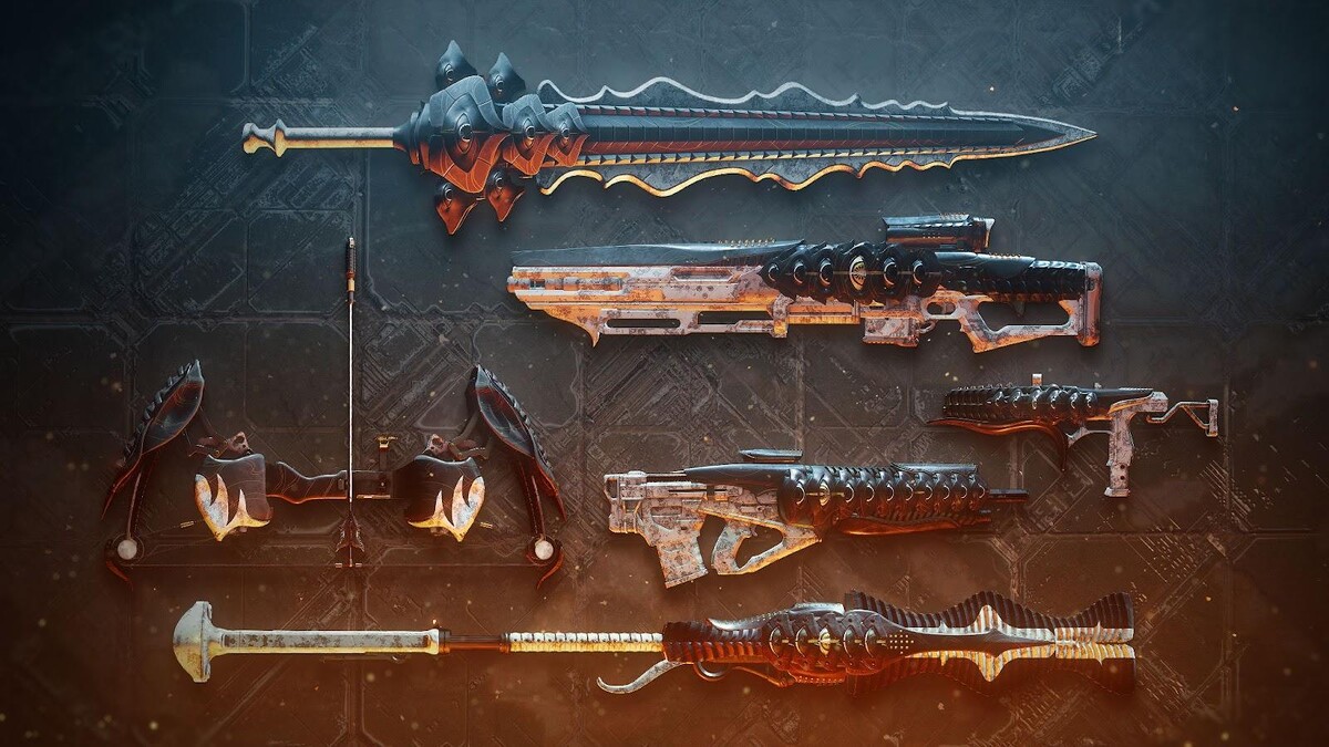 File:Salvation's Edge Weapon Lineup.jpg - Destinypedia, the Destiny wiki
