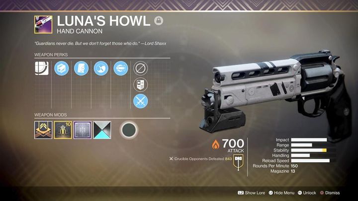 Luna's Howl - Destinypedia, the Destiny wiki