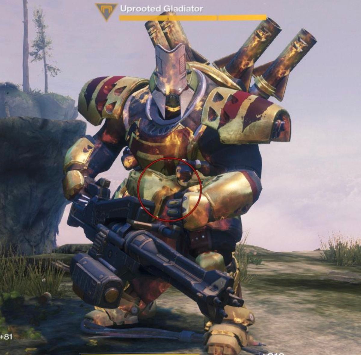 Uprooted Gladiator - Destinypedia, the Destiny wiki