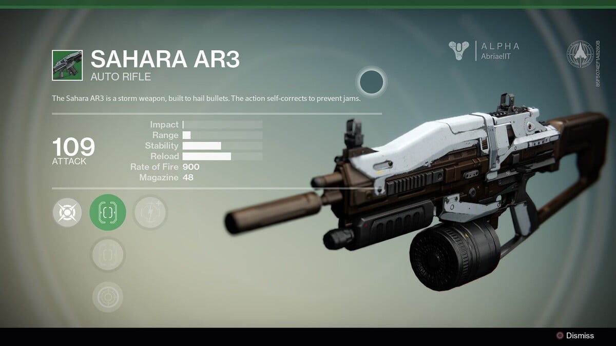 Sahara-AR3 - Destinypedia, the Destiny wiki