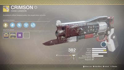 Crimson - Destinypedia, the Destiny wiki