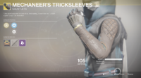 Mechaneer's Tricksleeves - Destinypedia, the Destiny wiki
