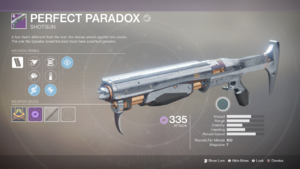 Perfect Paradox - Destinypedia, the Destiny wiki