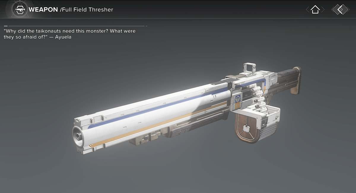 Full Field Thresher/Rising - Destinypedia, the Destiny wiki
